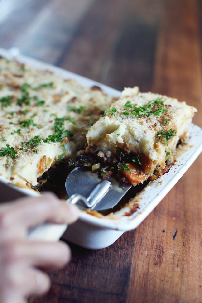 The Photogramps: Vegan Shepherd's Pie (AKA Shepherdless Pie)