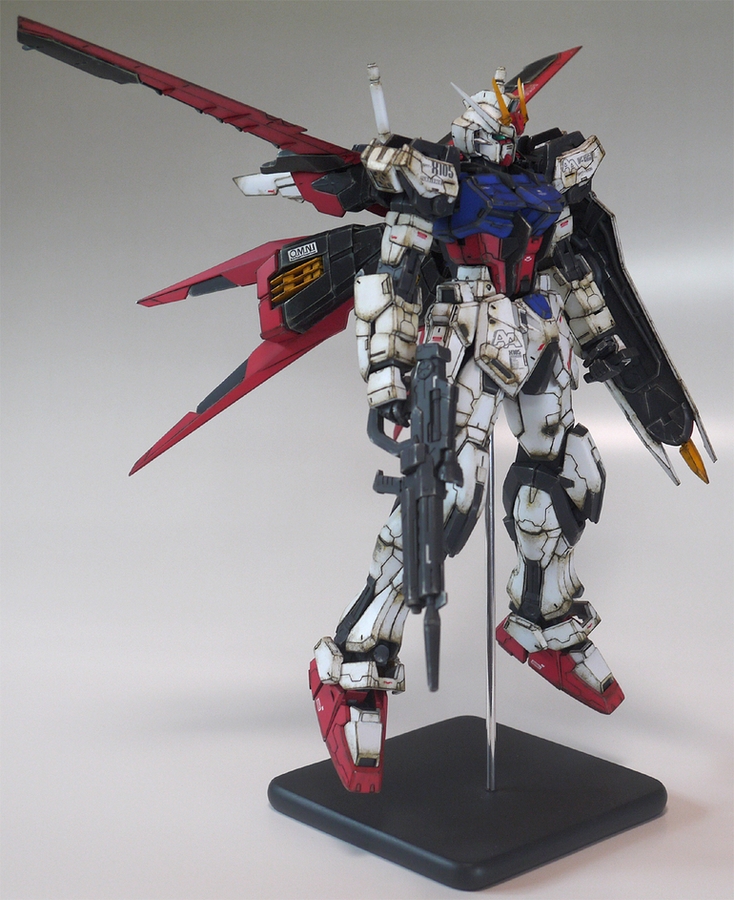 Custom Build: MG 1/100 Aile Strike Gundam Ver. RM + Weathering