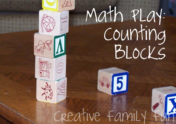 Math Play: Counting Blocks - Creative Family Fun