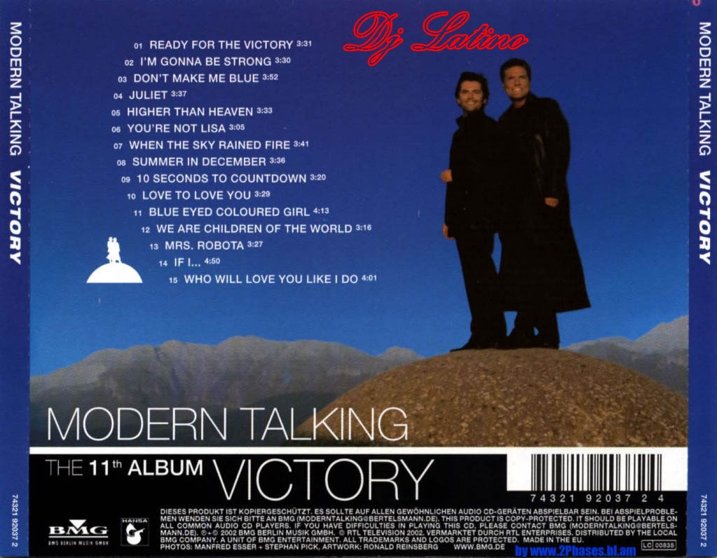 SABANERO DEL SUR: Modern Talking - Victory. The 11th Album (2002)
