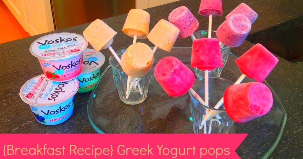 SusieQTpies Cafe: {Breakfast Recipes} Greek Yogurt Pops for Kids