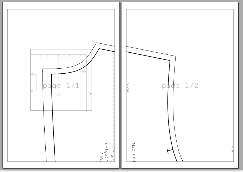 The Little Sewist: How to print and cut the patterns