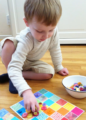 we bloom here: Rainbow Checkers