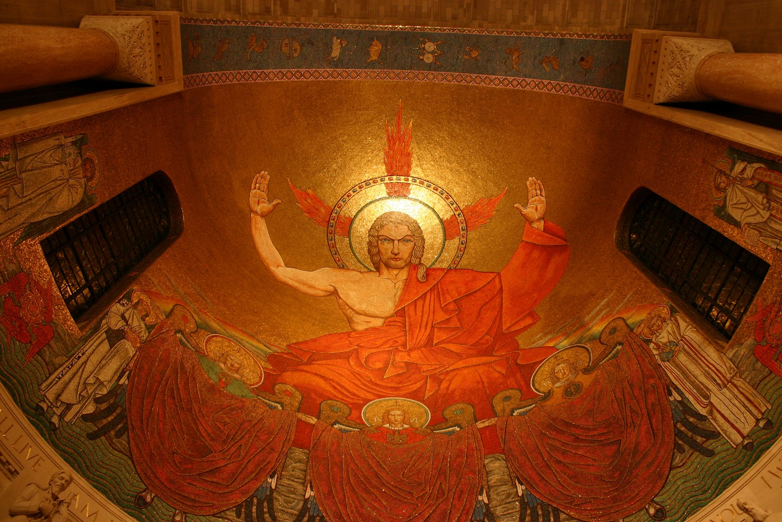 skryfblok: Thoughts on the "Christ in Majesty" Mosaic by Jan Henryk de ...