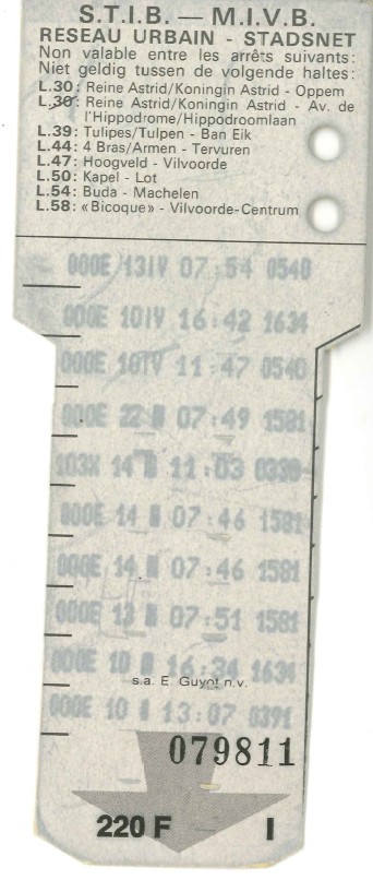 Le Blog de Callisto: Et encore des billets de tram