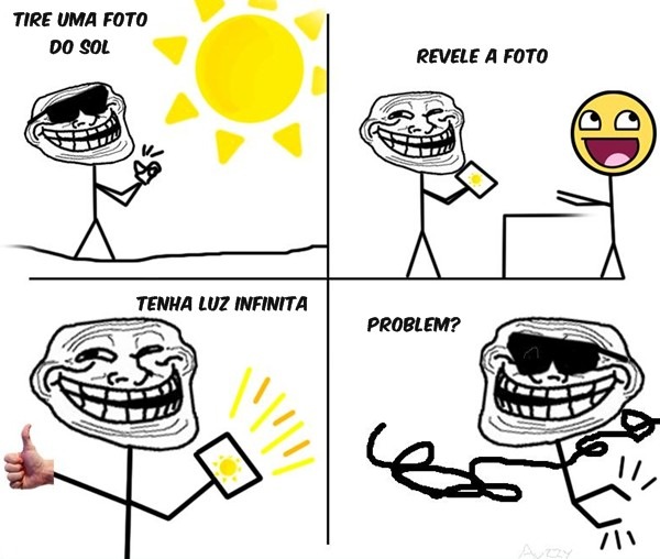 Os Trolls da Net: Tirinhas Troll Face e Memes