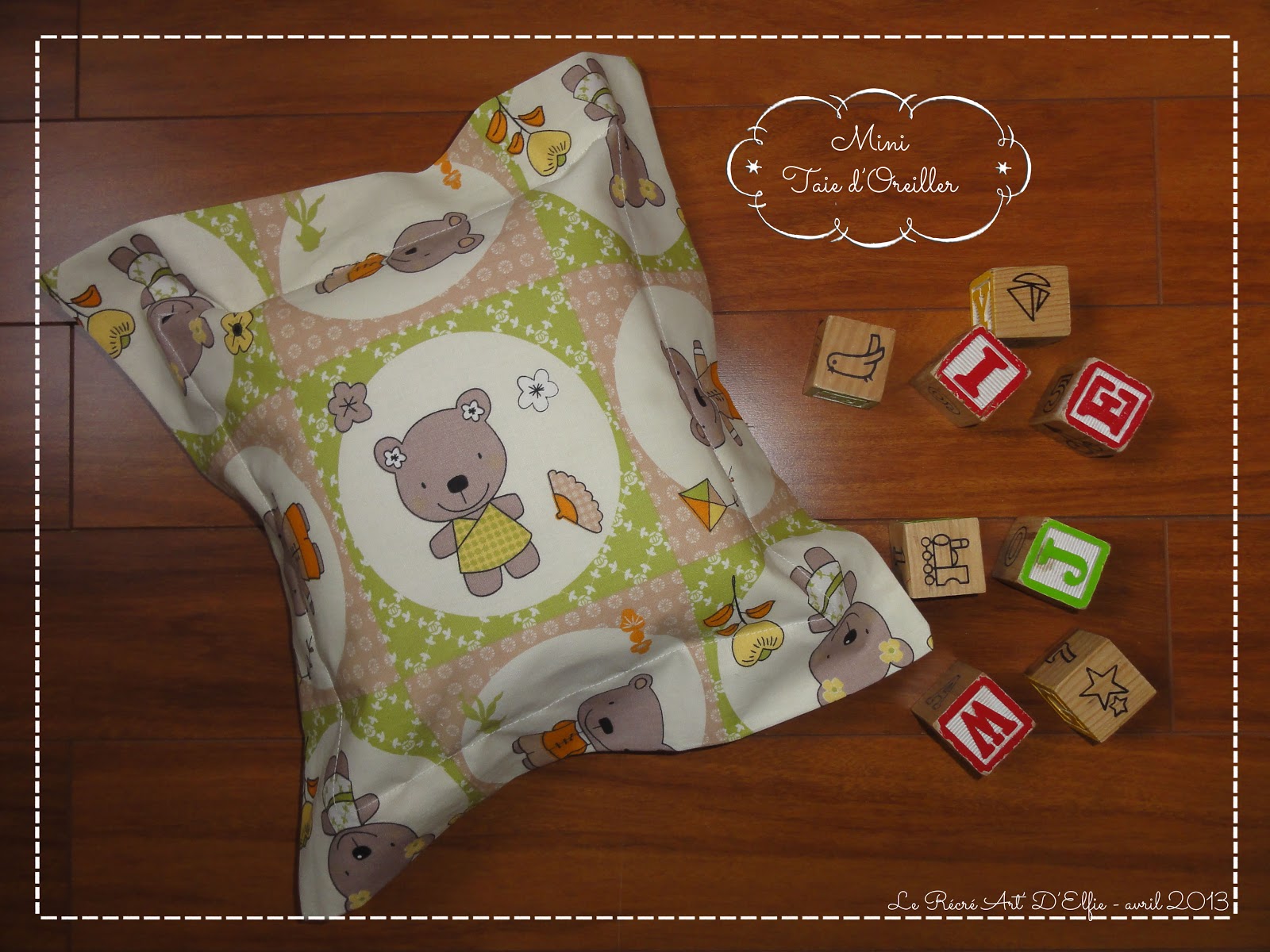 Coudre des minis coussins pour enfants | Le Récréart Delfie