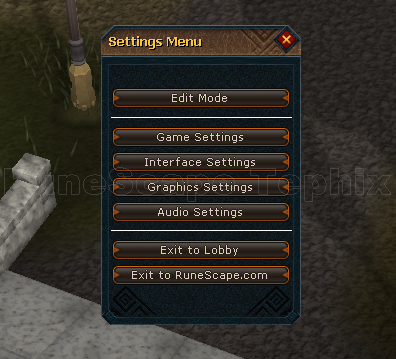 RuneScape Tephix: RuneScape 3: Nova Interface
