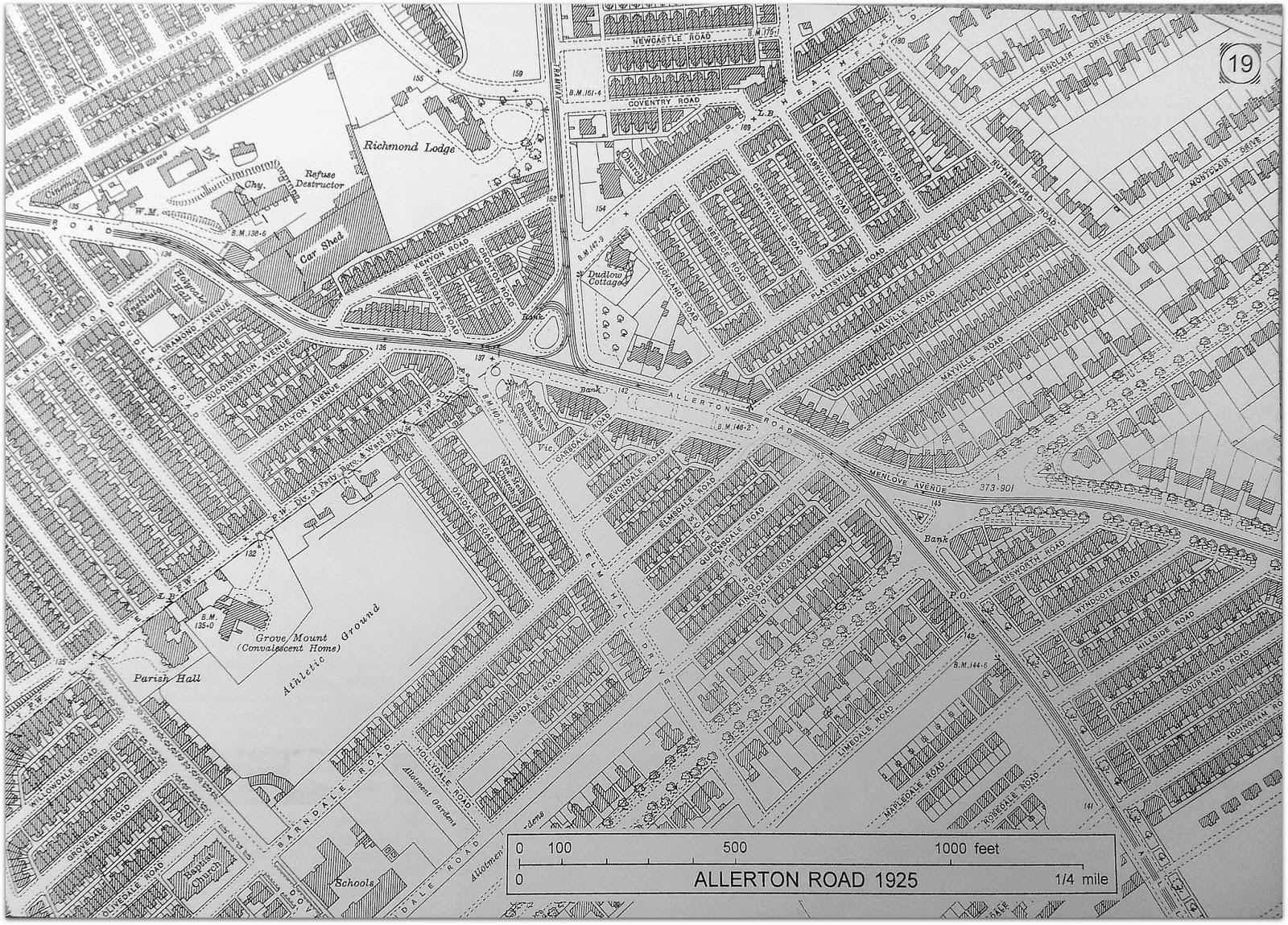 'There Are Places I Remember': Blue Suburban Skies - Penny Lane from Above