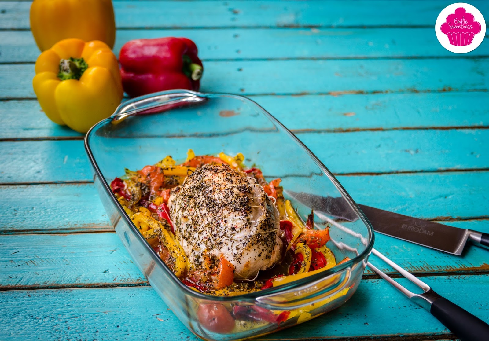 Emilie Sweetness: Rôti de dinde et poivrons - cuisson à l'Omnicuiseur ...