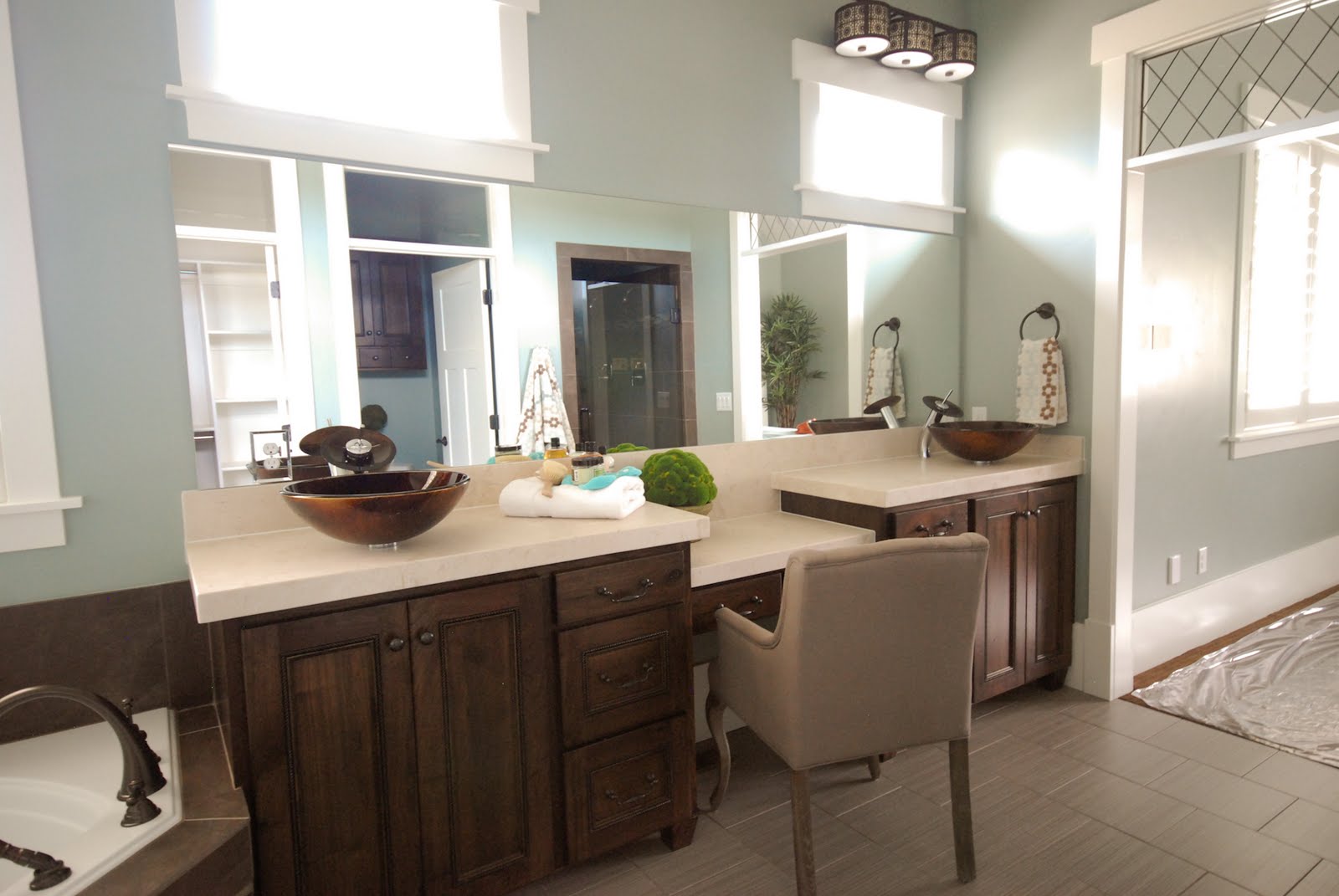 The Granite Gurus: Parade Home #10...Master Bath, Downstairs Kitchen ...