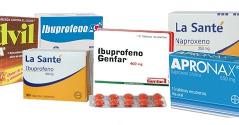 AINES: ¿Qué es lo que consumes?: Ibuprofeno, Naproxeno