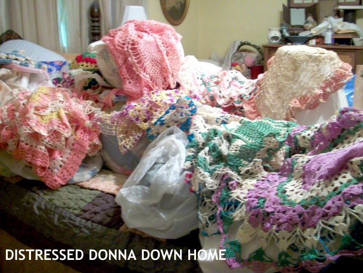Distressed Donna Down Home: Stacks, Simply Stacks, Of Linens!