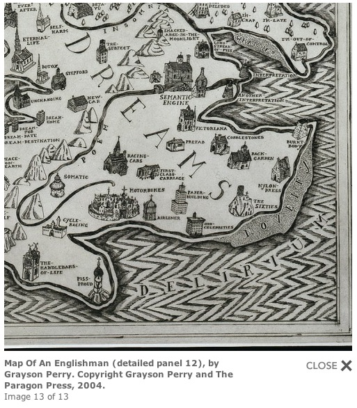 YING ZHANG: Grayson Perry: Map of An Englishman