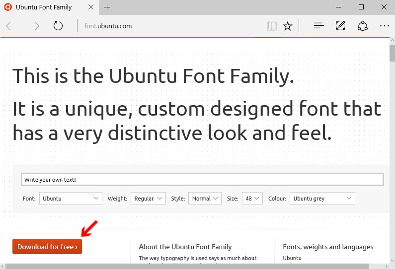 WSL その4 - BashでUbuntu Monoフォントを利用するには - kledgeb