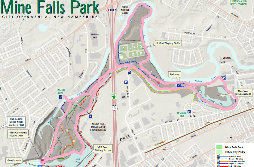 Exploring Massachusetts: June 19th 2018: Mine Falls Park, Nashua NH