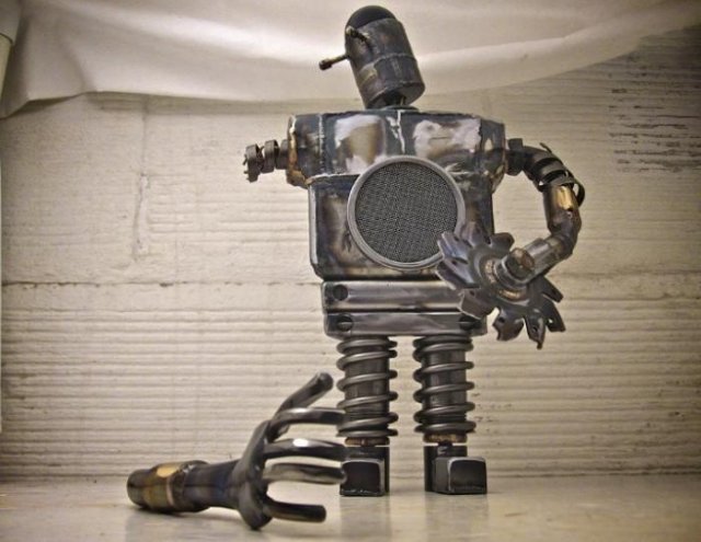 Conteng2Kreatif: Arca Comel dari Besi Terbuang (46 Gambar)