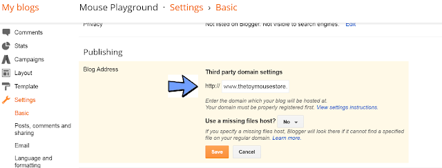 How to Change a Blogger URL to a Custom Domain URL