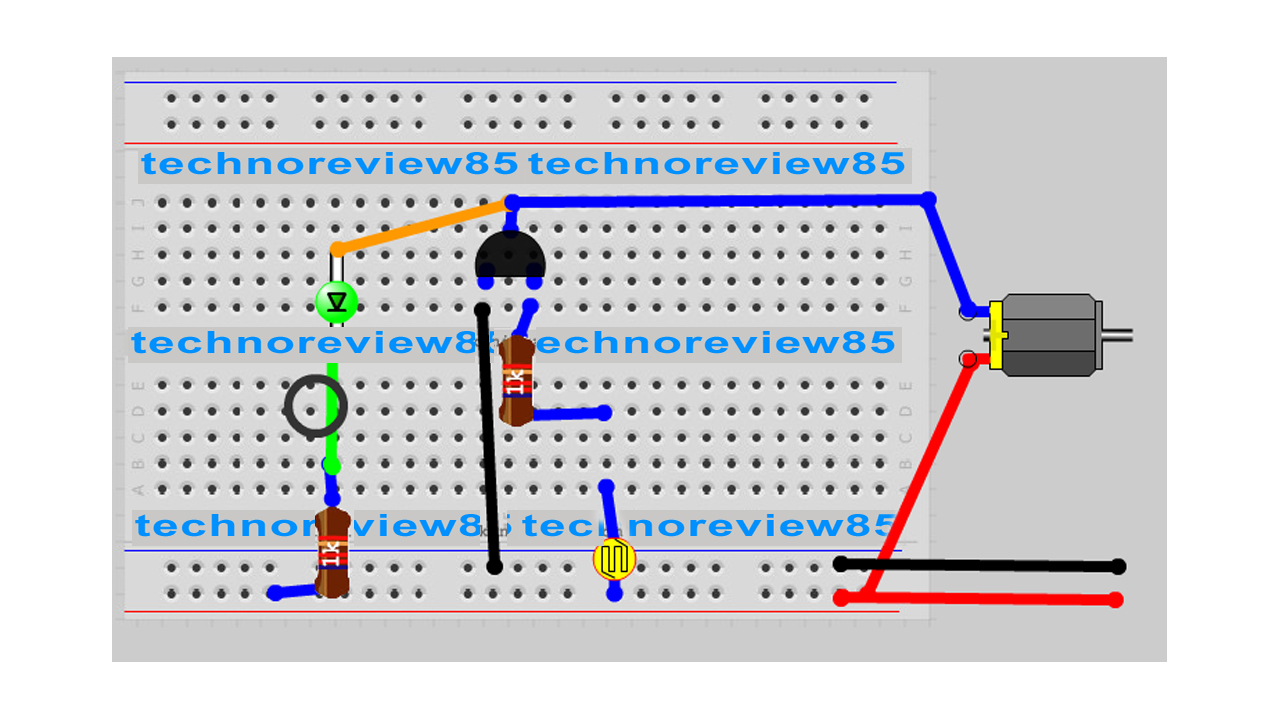 How to make light control brush robot