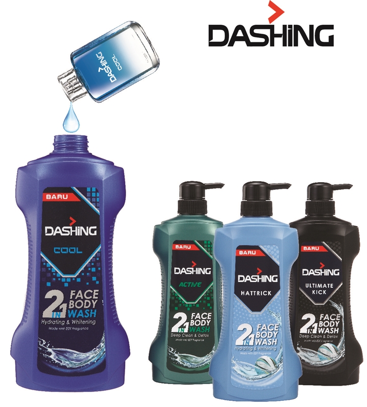 Life's Easier with Dashing 2 in 1 Face & Body Wash | R A W L I N S _ G ...