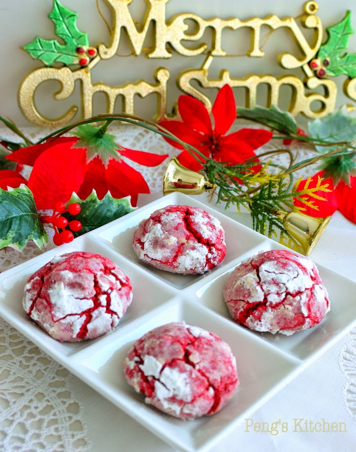 Peng's Kitchen: Red Velvet Butter Cookies