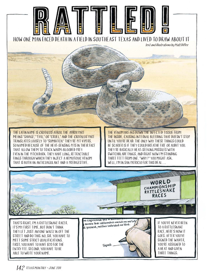 Mike Lynch Cartoons: Matt Diffee: "RATTLED!"