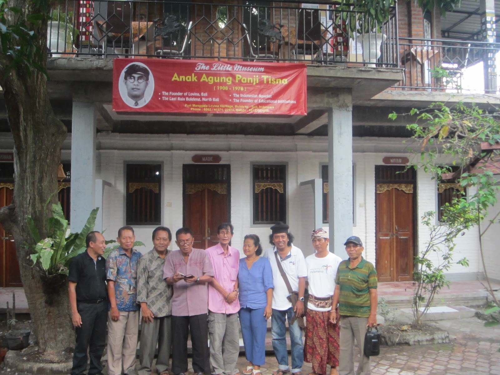 AA. Brawida Buka ”The Little Museum” Anak Agung Pandji Tisna di Lovina ...