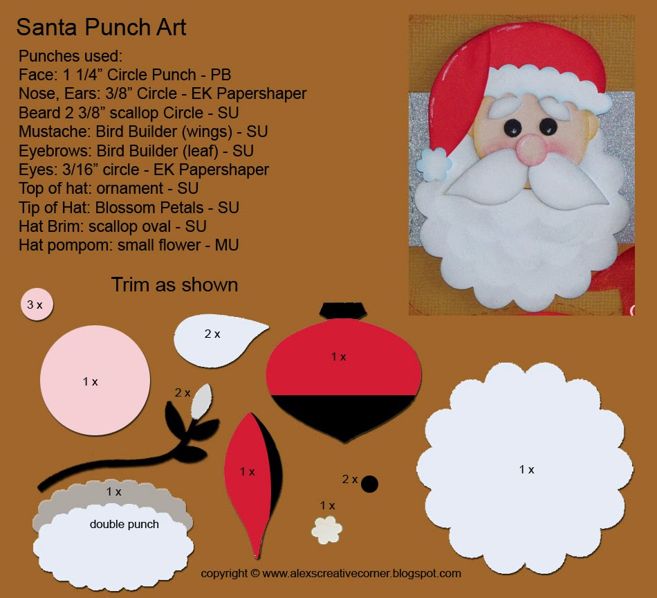 Alex's Creative Corner: Santa Card