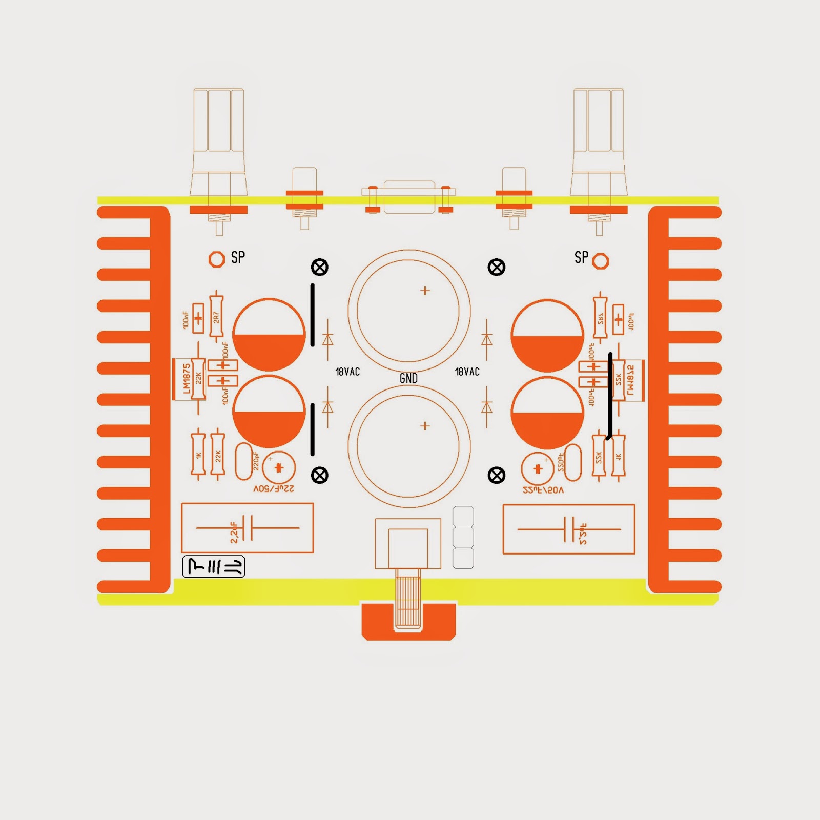 DIY ELECTRONICS PROJECTS: GC LM1875 Mass Pro