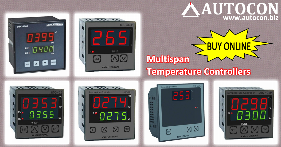 Multispan make Temperature Controllers & Indicators