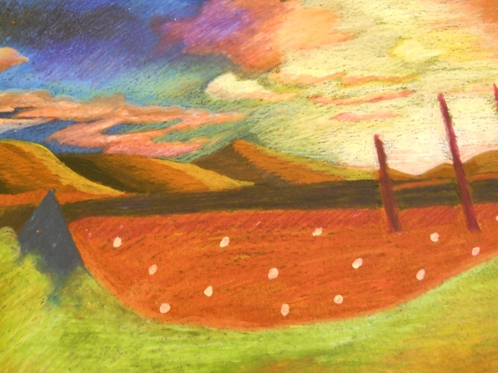 Creative Expressions: Landscapes in Oil Pastels