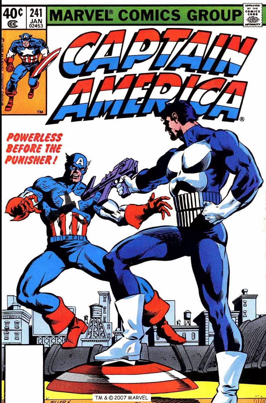 Marvel Comics of the 1980s: 1980 - Anatomy of a cover - Captain America ...