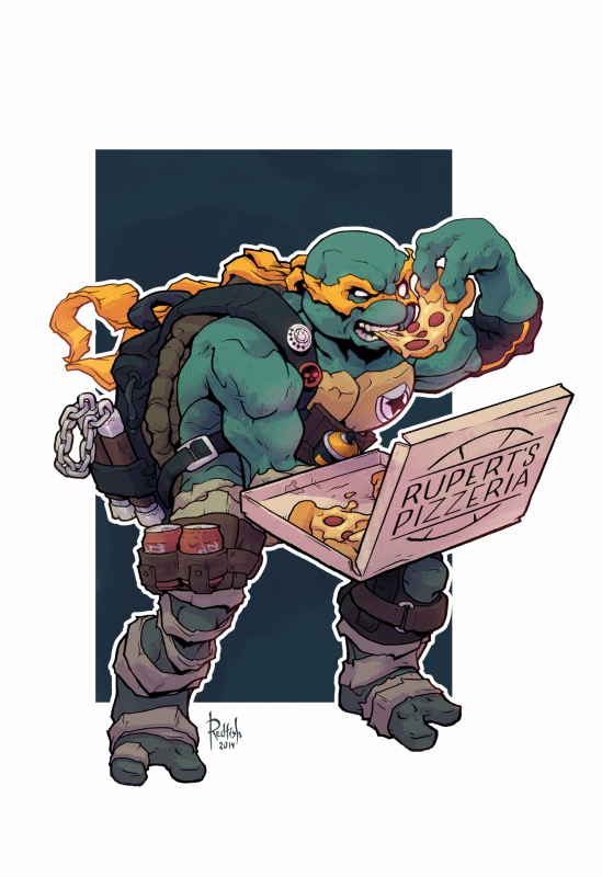 JkovNews: TEENAGE MUTANT NINJA TURTLES Fan Art by Alex Redfish