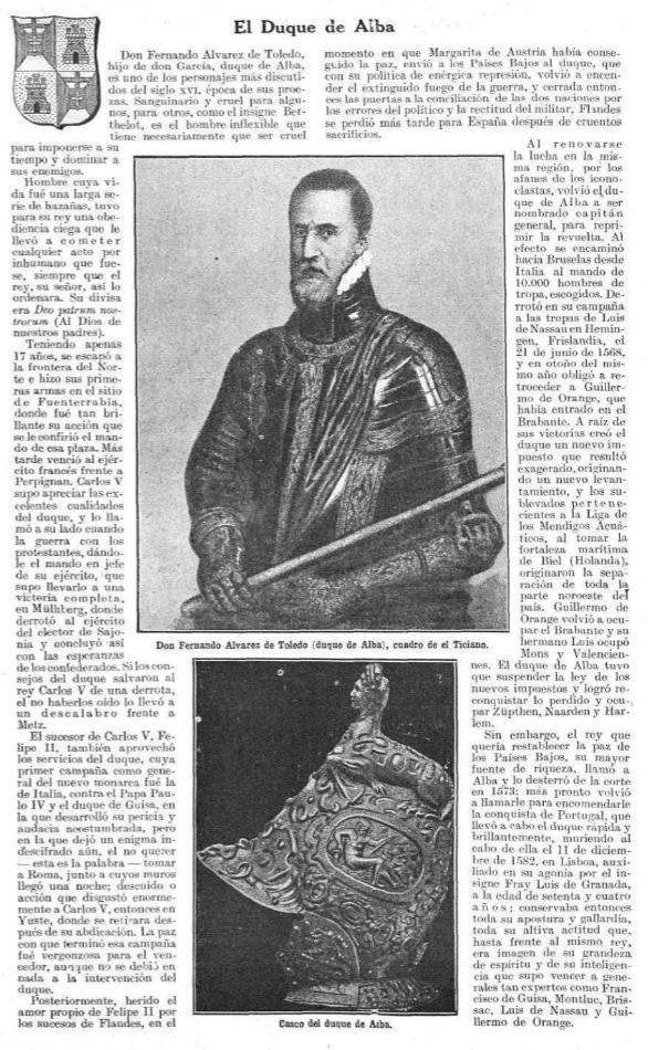 Heráldica en la Argentina: "Duque de Alba"