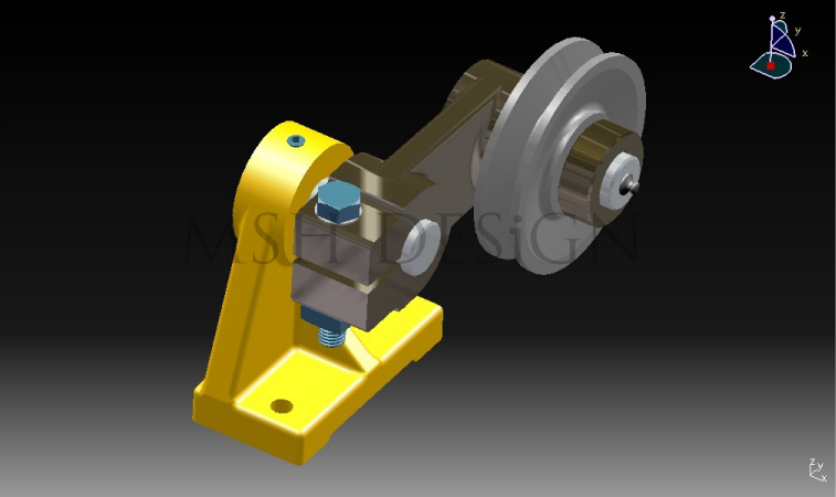 MSH DESiGN House: CAD Drawing - Belt Tensioner