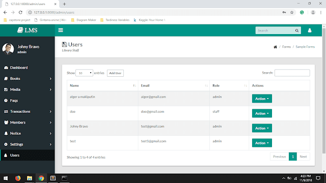 Library Management System and OPAC | IT CS Project