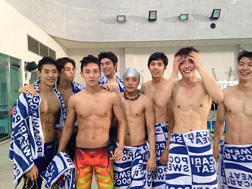 Kpop Hotness Shirtless Lee Jong Suk During No Breathing Filming