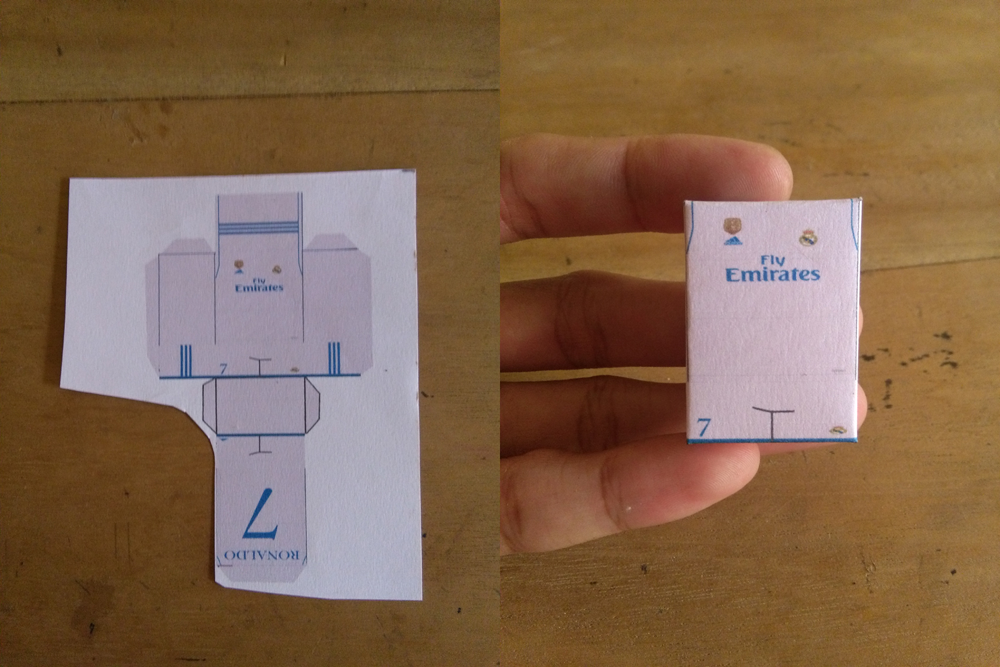 MARI BERKREASI: TUTORIAL CARA MEMBUAT PAPERCRAFT CR7