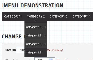 Plugins Jquery ui - Jmenu menú horizontal | jQuery Manual
