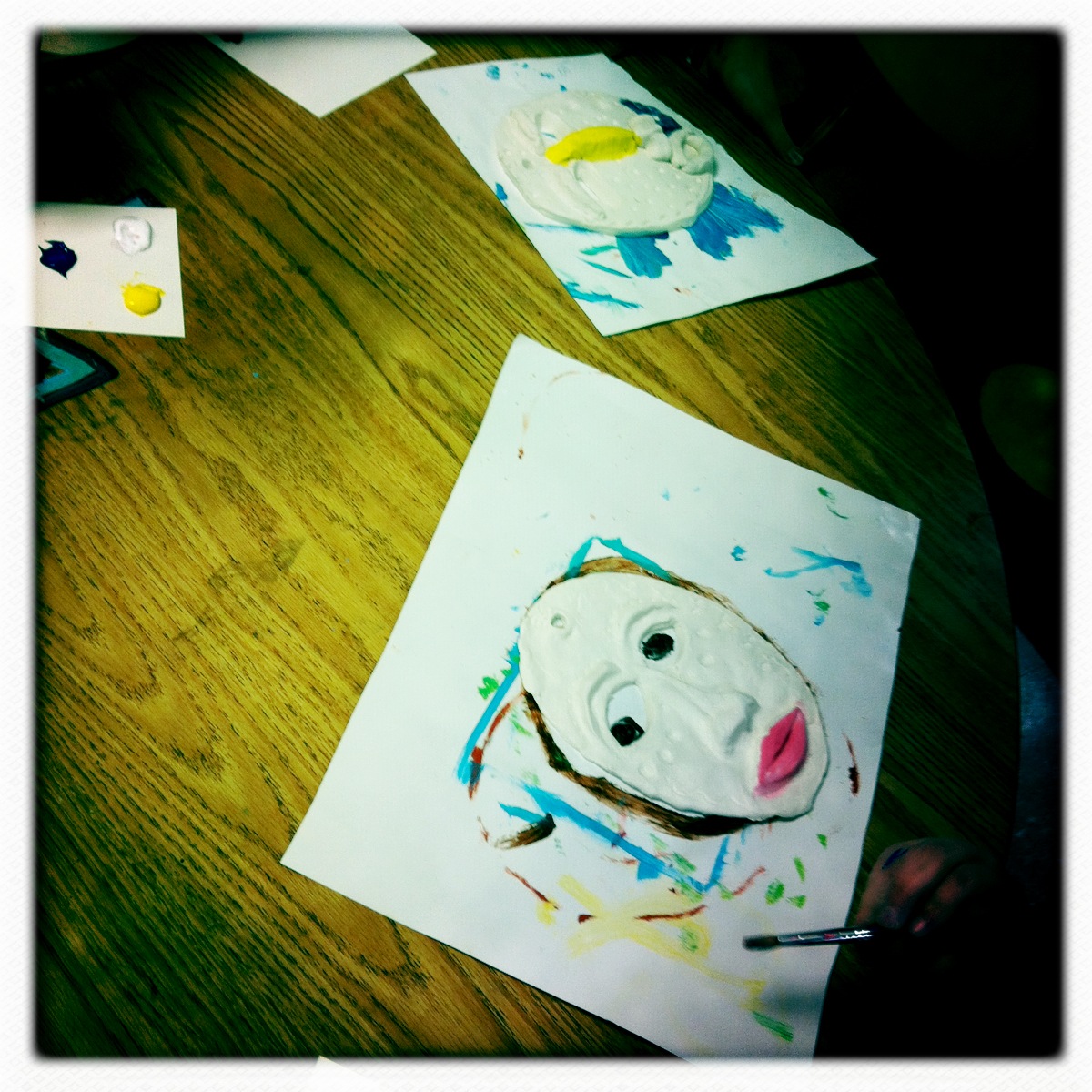 ChumleyScobey Art Room: 3rd Grade Clay African Masks