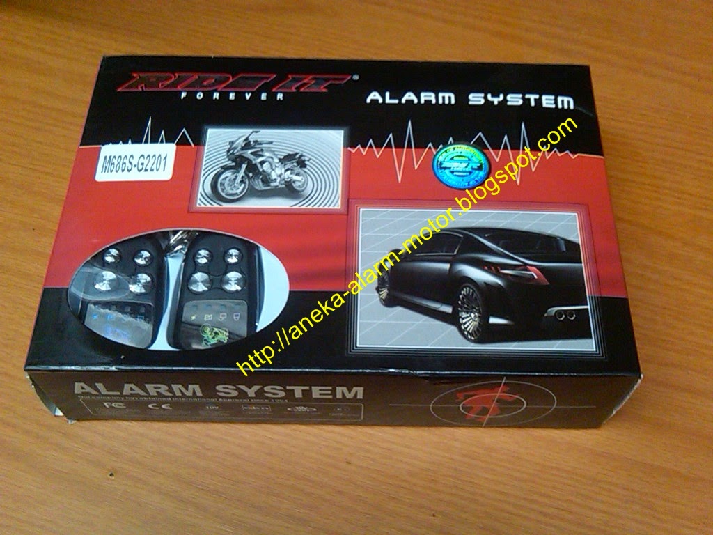 Alarm Motor RIDE IT double remote - silent mode