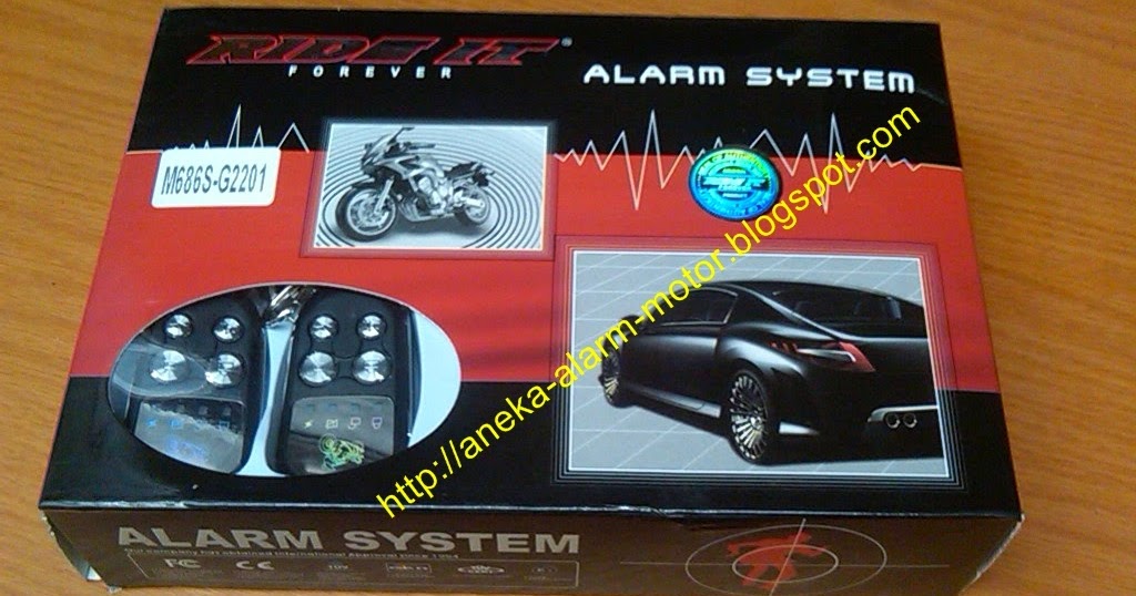 Alarm Motor RIDE IT double remote - silent mode