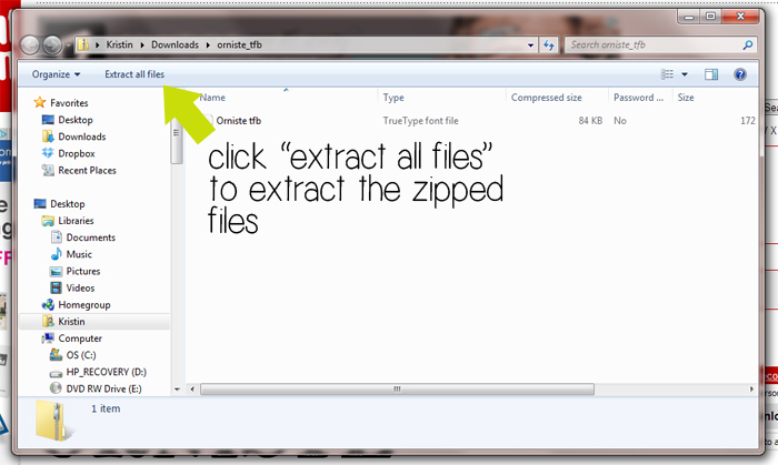How to Download and Install Fonts to Your PC - Yellow Bliss Road