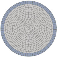 SWTEXTURE - free architectural textures: Circular pattern - concrete pavers
