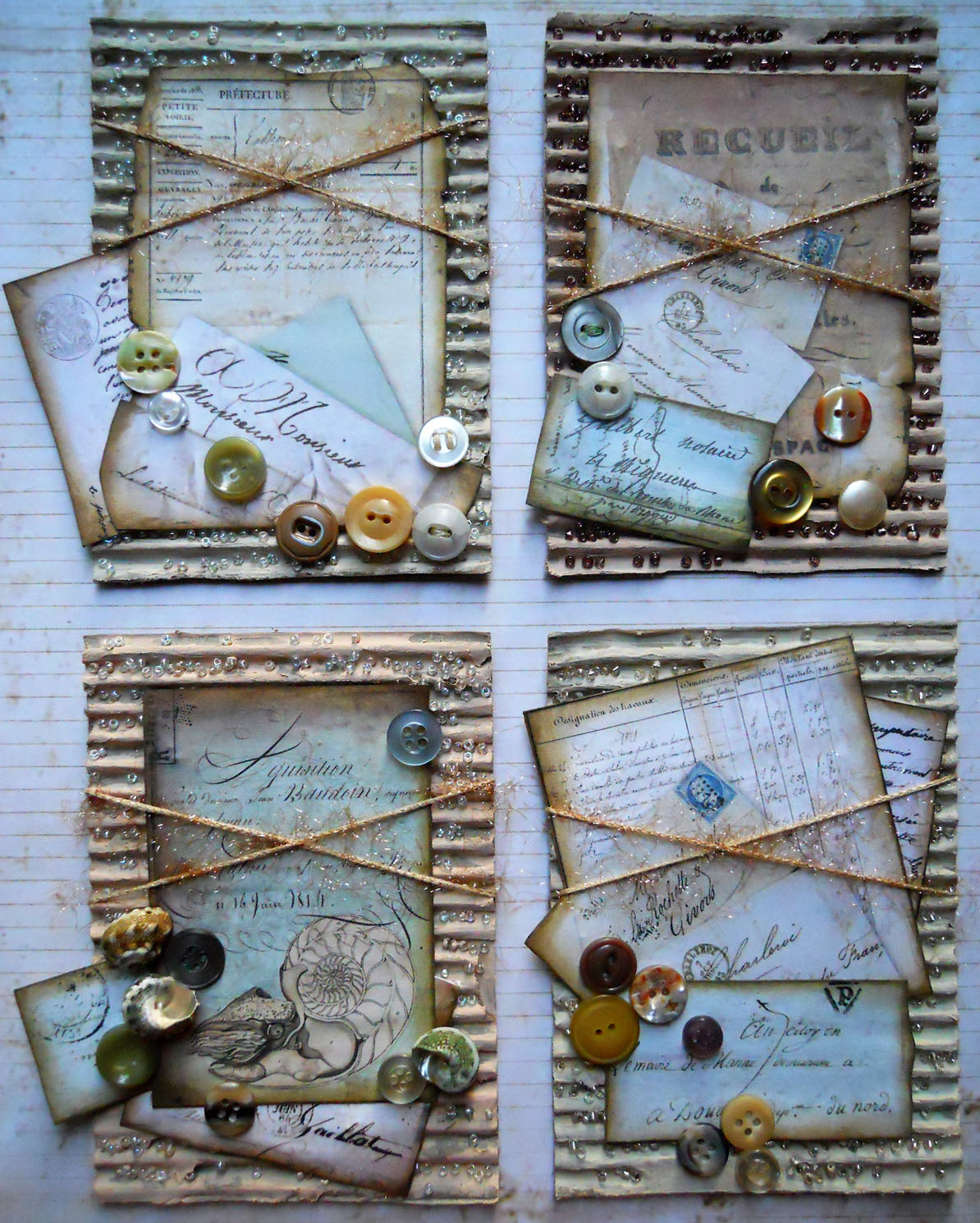 Drea's Scraps of Inspiration: Stamperia Around the World ATC Set ...