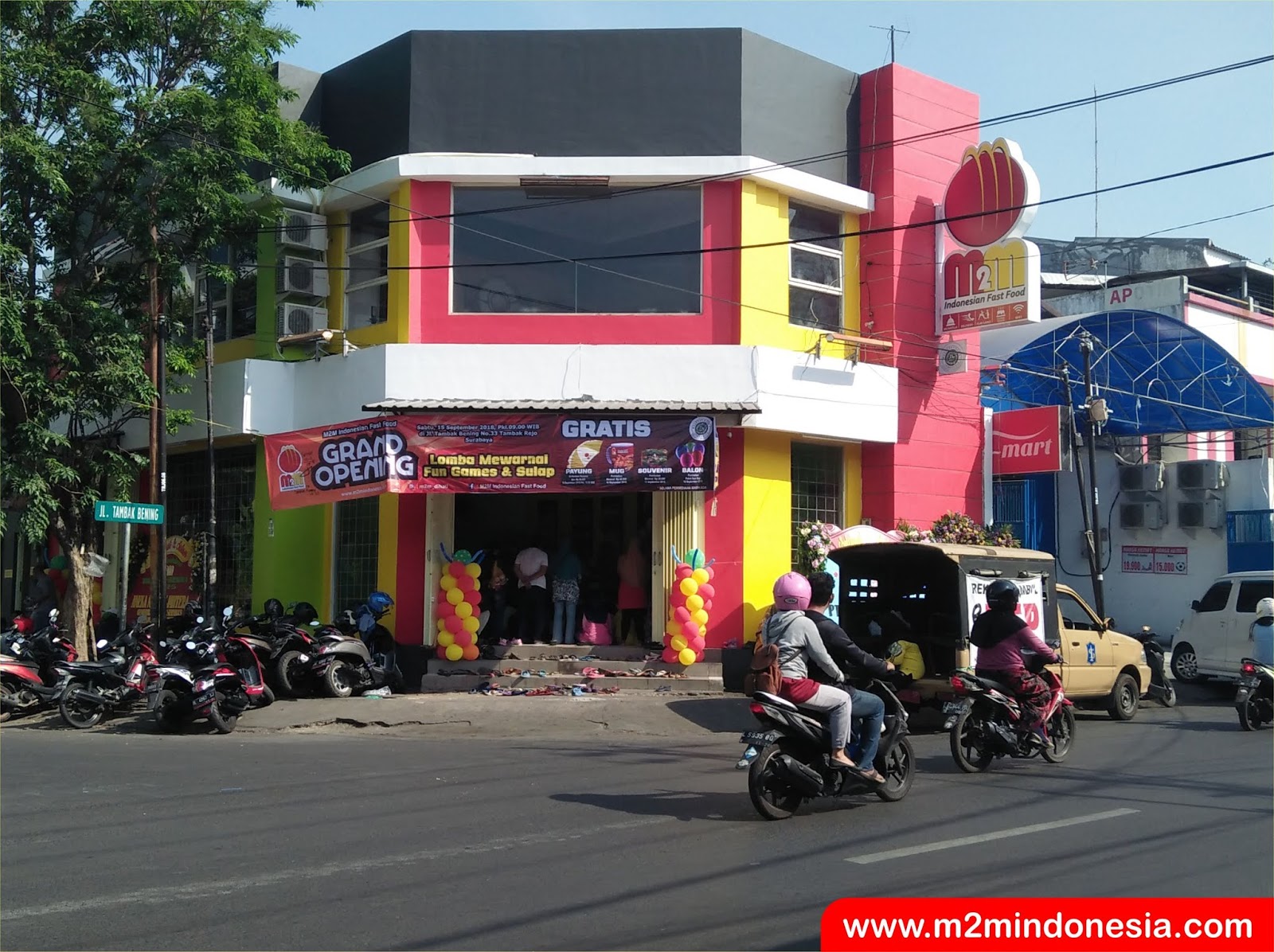 Grand Opening M2M Soewandi Surabaya - M2M Indonesian Fast Food