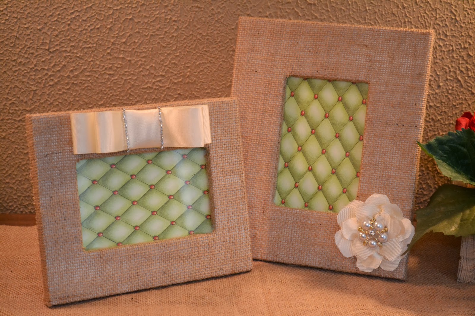 Texas Hospitality: Burlap Frames