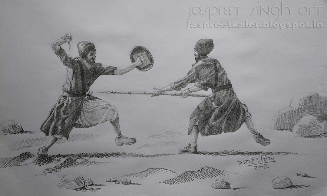 Jaspreet Singh Art: Raj Karega Khalsa