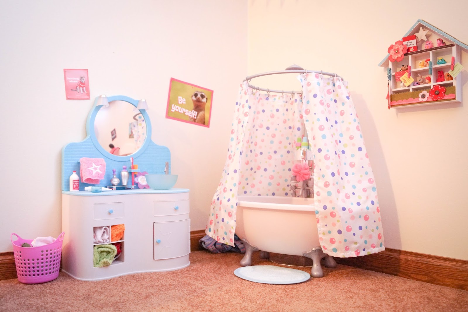 American Girl Doll Play Our American Girl Doll Playroom