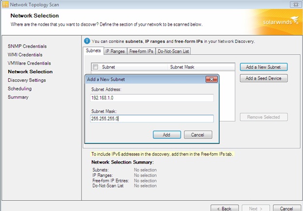 My Cybersecurity Journal: Network Scan Using Solarwinds Network Topolgy ...